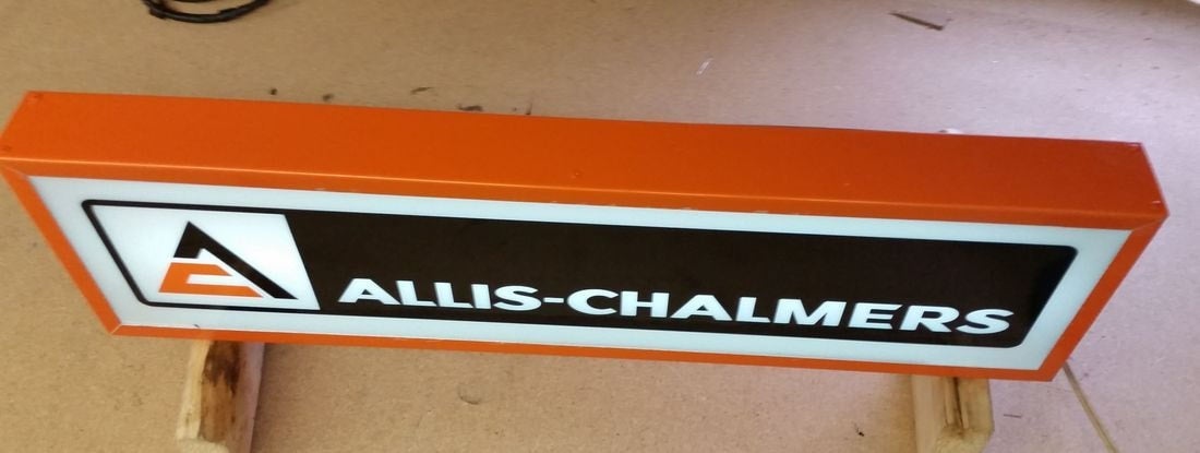 Allis Chalmers Light up sign 30x10x3 inch | Pretty cool signs
